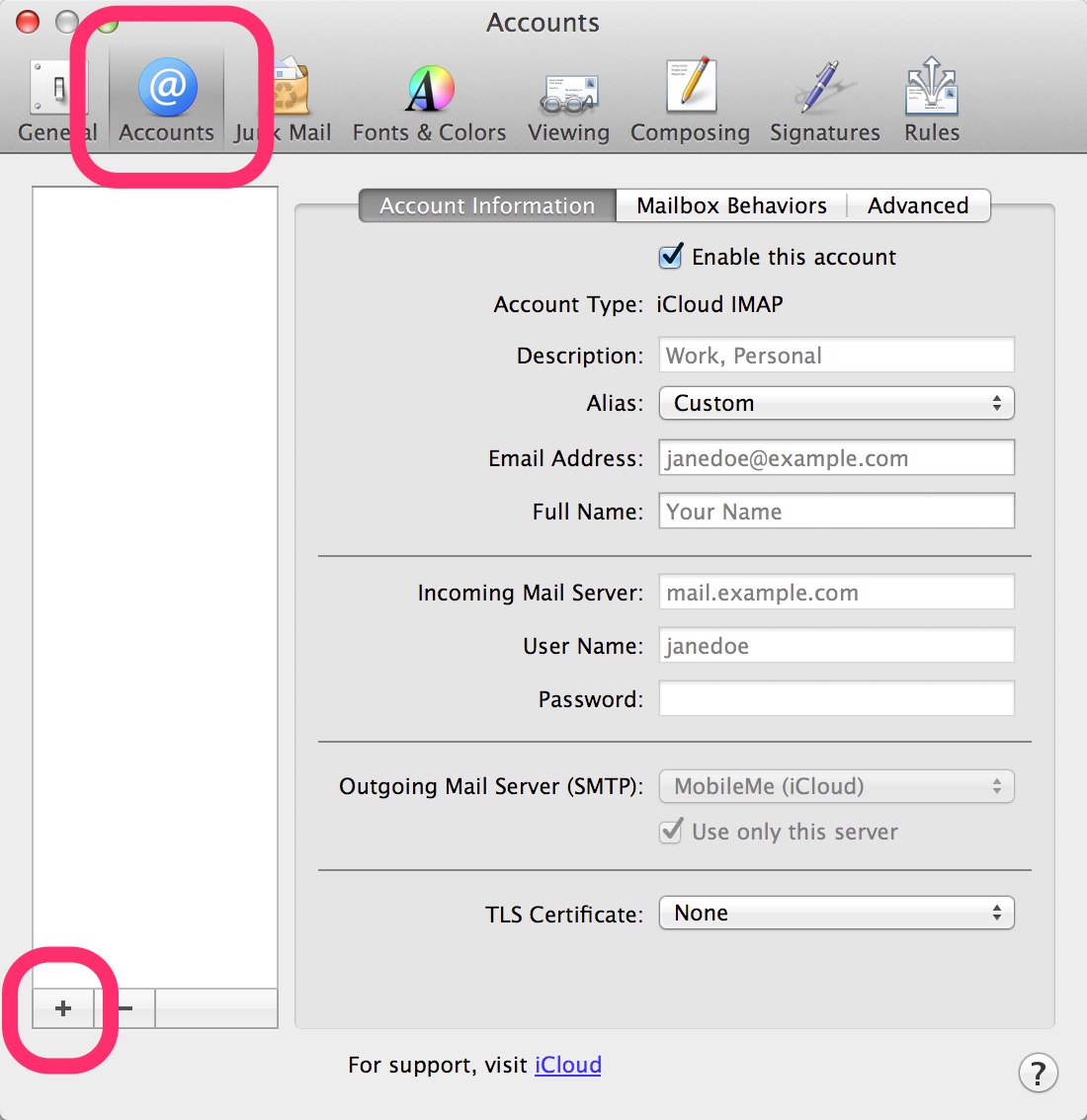 Apple Mail Preferences How To Set Incoming Server Signlop